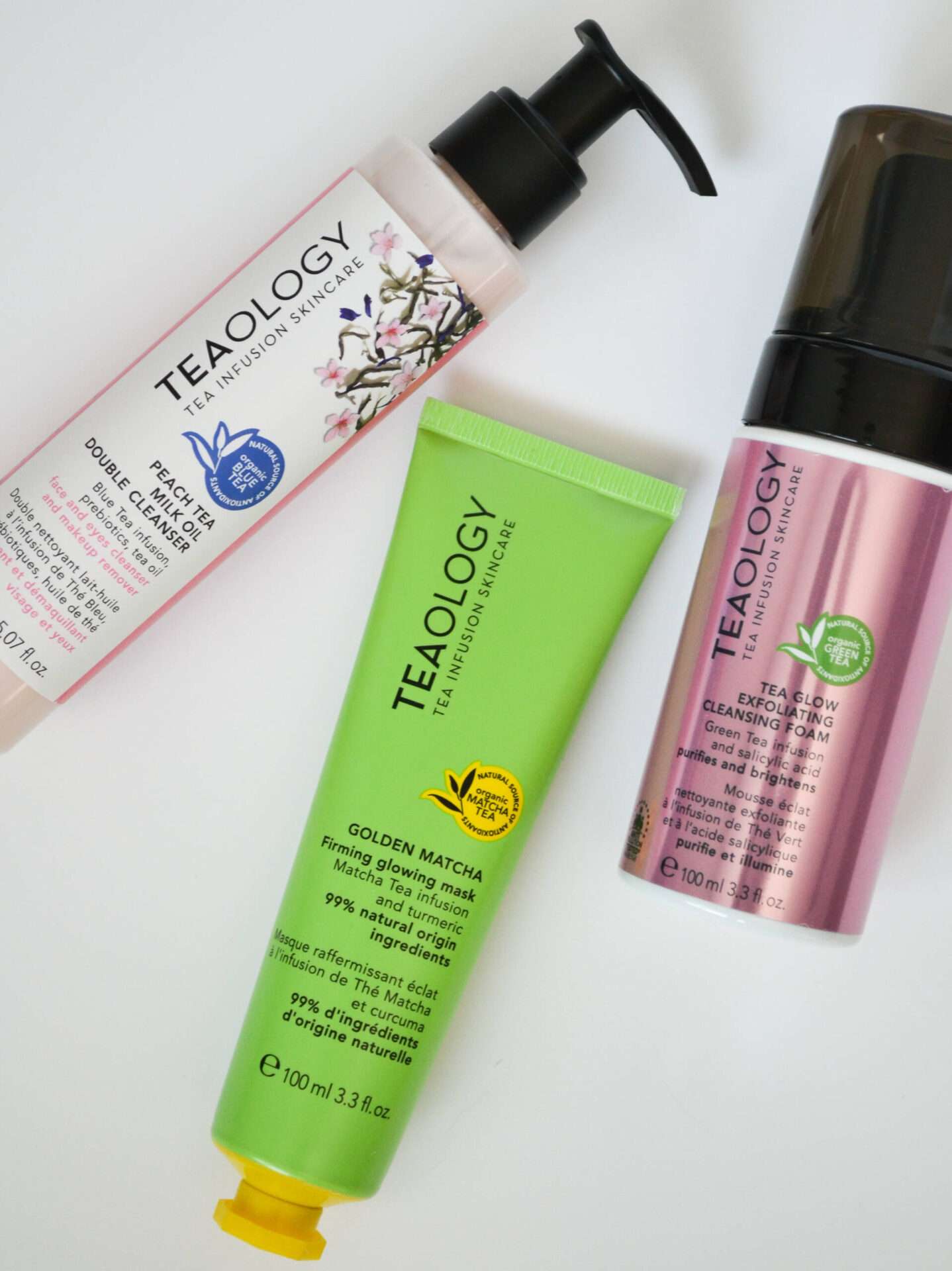 Une routine pour le visage à base de thé avec les nouveautés de ...