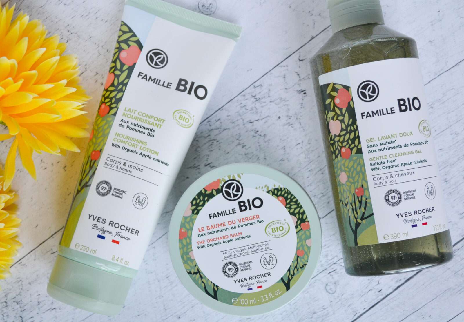 Nouvelle collection Famille Bio d’Yves Rocher: vive la pomme biologique ...